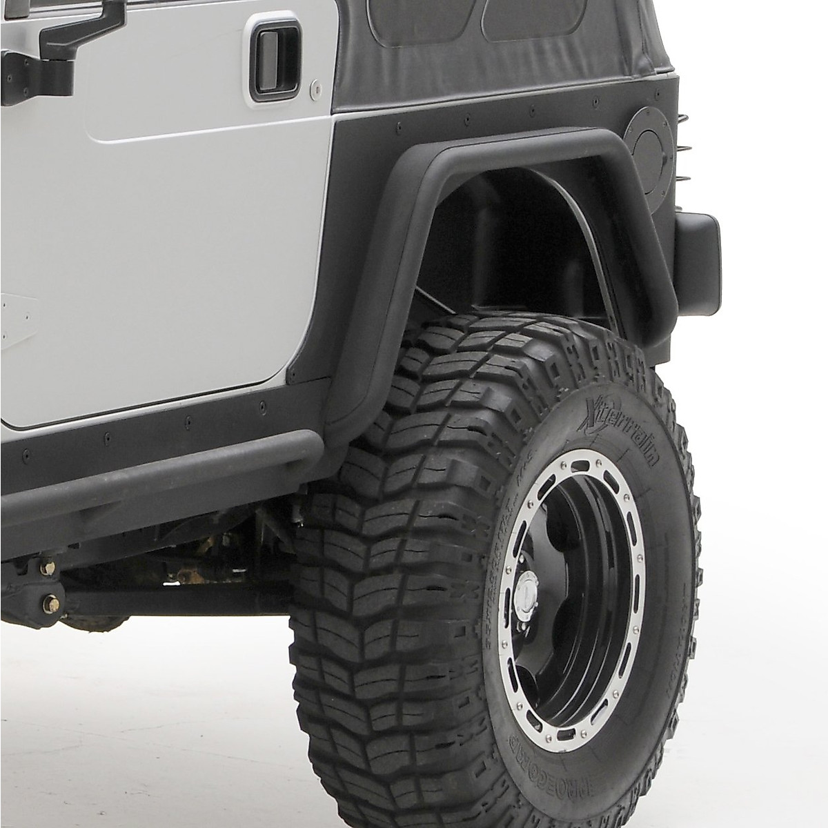 Smittybilt XRC Rear Bolt-on Flares for TJ - 76875, Textured Black