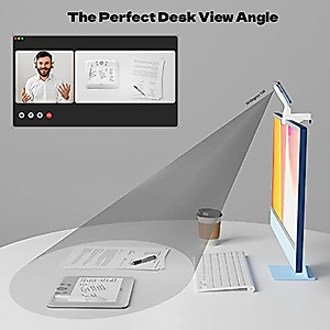 Capstone Continuity Camera Mount for Desktop Monitors with a Flat Back | 30 Degree Tilt for Desk View | Connects via MagSafe | for iPhone 12, 13 & 14 | for iOS 16 + Mac OS Ventura or Later
