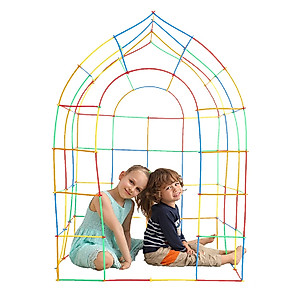 ZOZOPLAY Straw Constructor STEM Building Toys 800 Piece Straws and Connectors Building Sets Colorful Motor Skills Interlocking Plastic Engineering Toys Best Educational Toys Boy & Girl