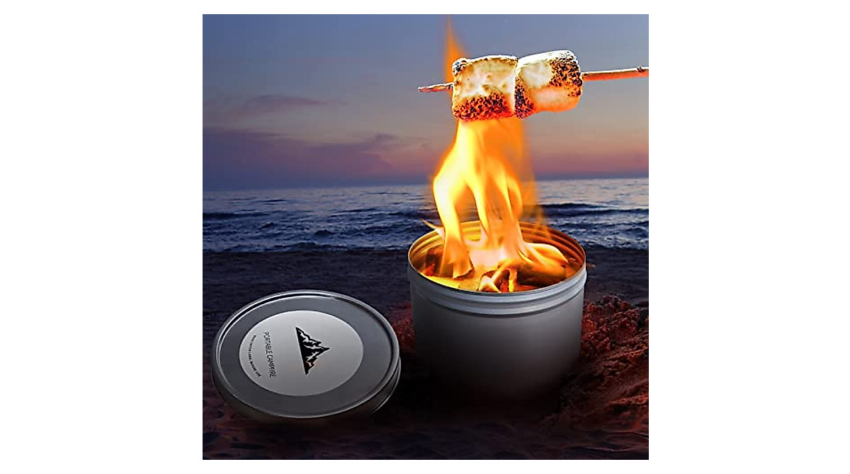 Portable Campfire Fire Pit - 3-5 Hour Burn Time for Outdoors