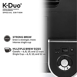 Keurig® K-Duo Special Edition Single Serve K-Cup Pod & Carafe Coffee Maker, Silver