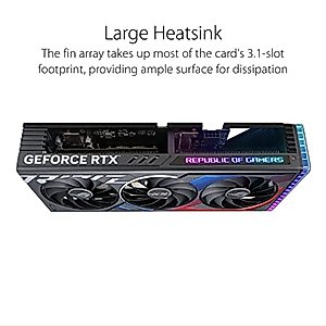 ASUS ROG Strix GeForce RTX™ 4060 Ti OC Edition Gaming Graphics Card (PCIe 4.0, 8GB GDDR6, DLSS 3, HDMI 2.1, DisplayPort 1.4a)