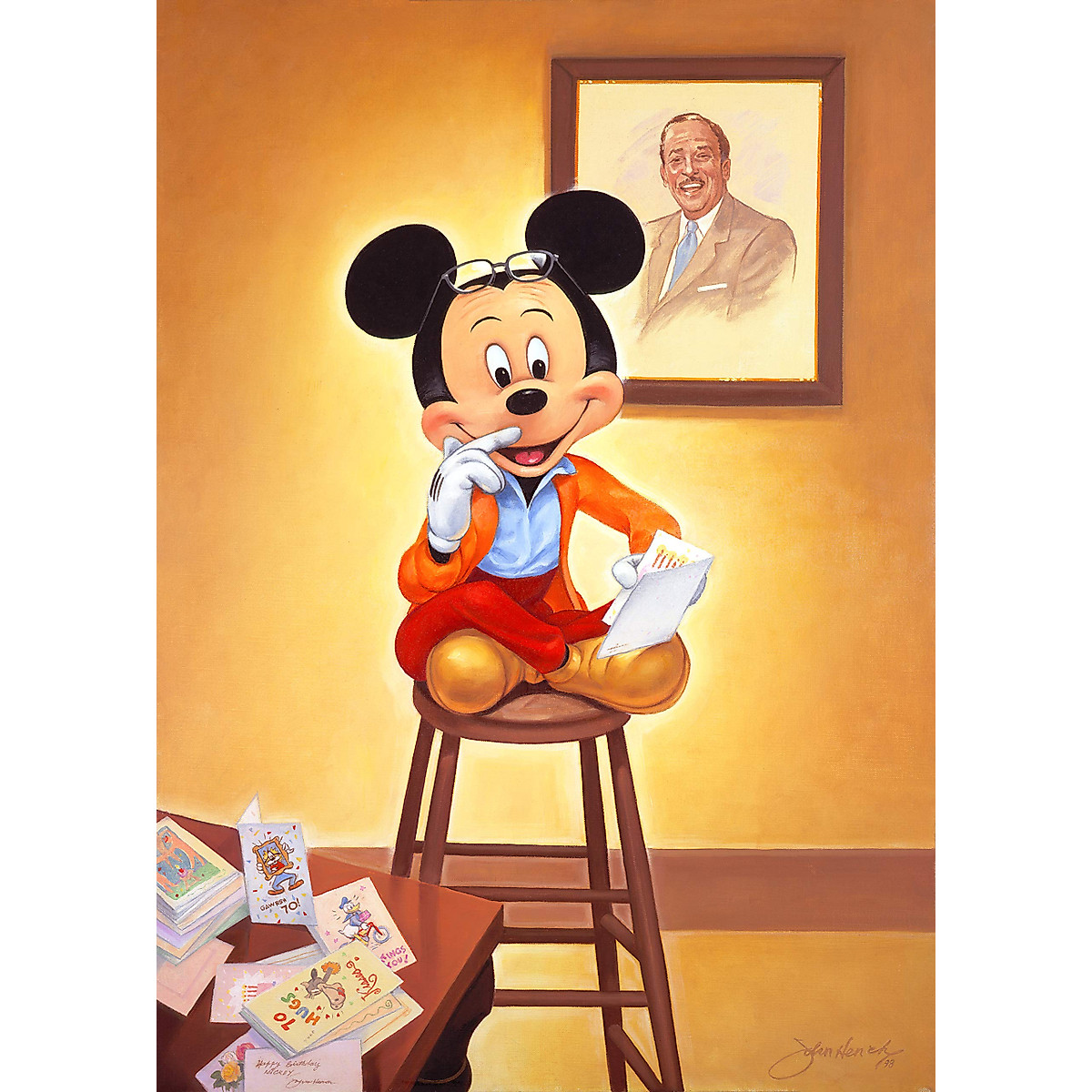 Disney Year of the Mouse Collector Plush, A Man and His Mouse Mickey, Amazon Exclusive, Officially Licensed Kids Toys for Ages 3+ by Just Play