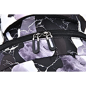 XLERHAZO School Backpack Camouflage Backpack Water Repellent Casual Daypack Lightweight Bookbags for Boys Girls (AX Camo Black)