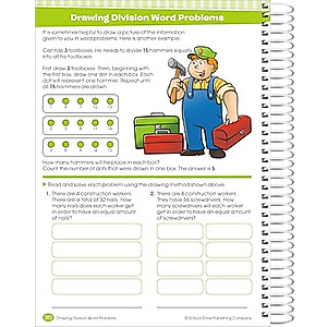School Zone - Big Third Grade Workbook - 320 Spiral Pages, Ages 8 to 9, 3rd Grade, Reading, Writing, Math, Science, History, Social Science, and More (Big Spiral Bound Workbooks)