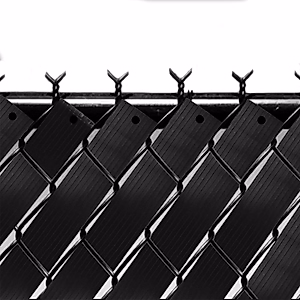 Qlvily Chain Link Fence Privacy Tape, 246ft x 0.15ft Chain Link Fence Slats, Fence Covering Privacy, Black (200PCS Button + Puncher Included)
