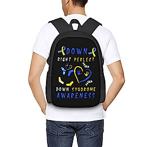 Down Syndrome Awareness Classical Basic Travel Backpack Fashion Backpack Large Capacity Laptop Backpacks Lightweight College Bookbag Adjustable Shoulder Strap Daypack