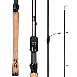 Cadence Essence Spinning Rod, Strong & Lightweight 24-Ton Graphite Rod, Stainless Steel Guides with SIC Inserts, Freshwater or Saltwater, Extremely Sensitive Spinning Rod