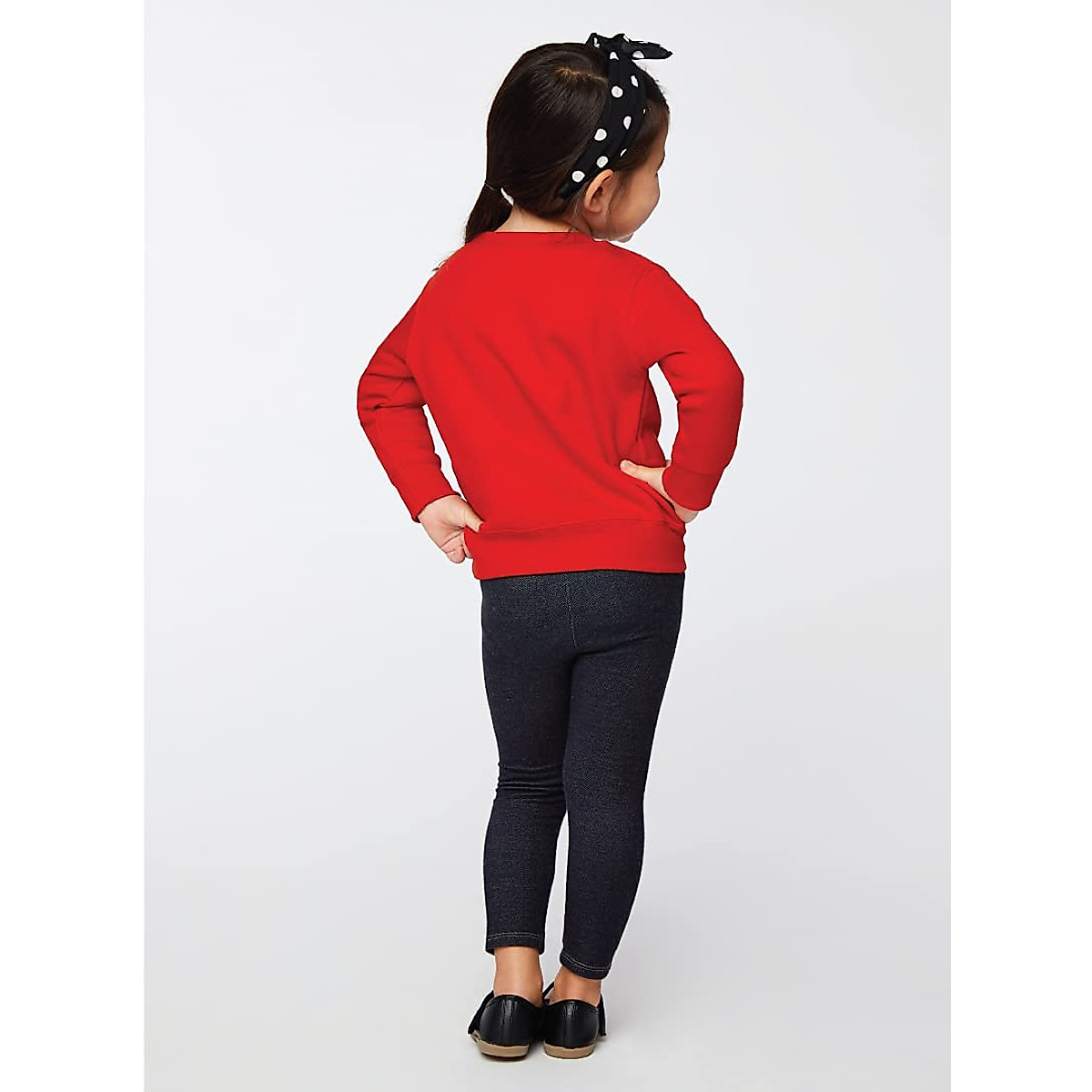 RABBIT SKINS Toddler Fleece Long Sleeve Pullover Sweatshirt, Heather, 4T