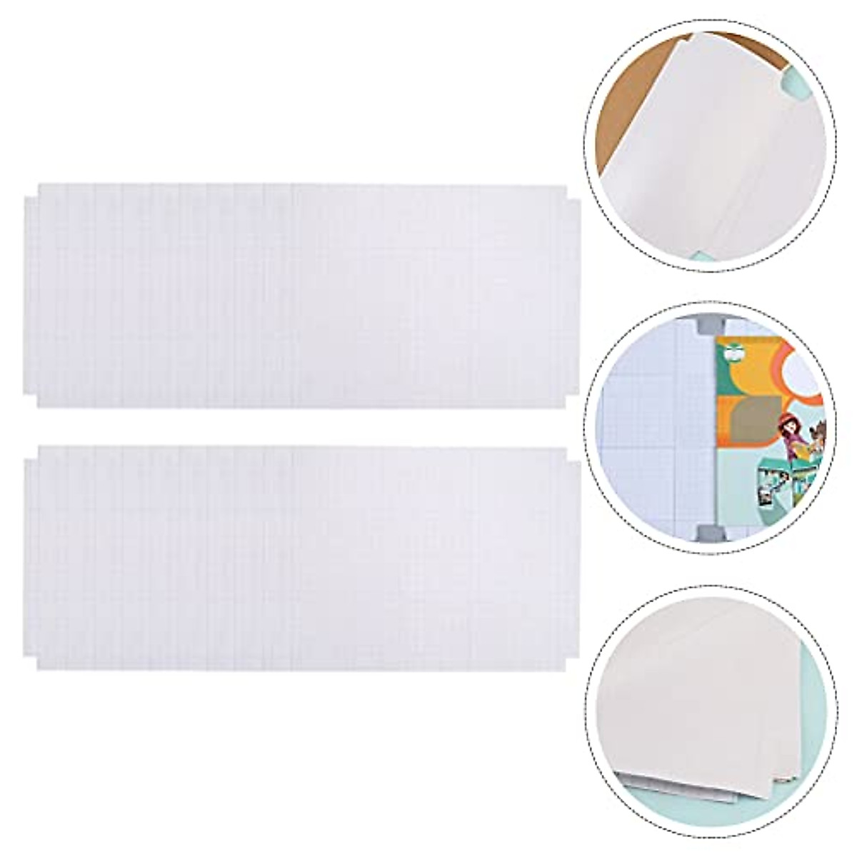 Cabilock 20Pcs Book Cover Plastic Clear Textbook Wrap Protector Self Adhesive Bookcover Adhesive Liner to Cover Books Textbook Wraps Waterproof Book Cove Protector for