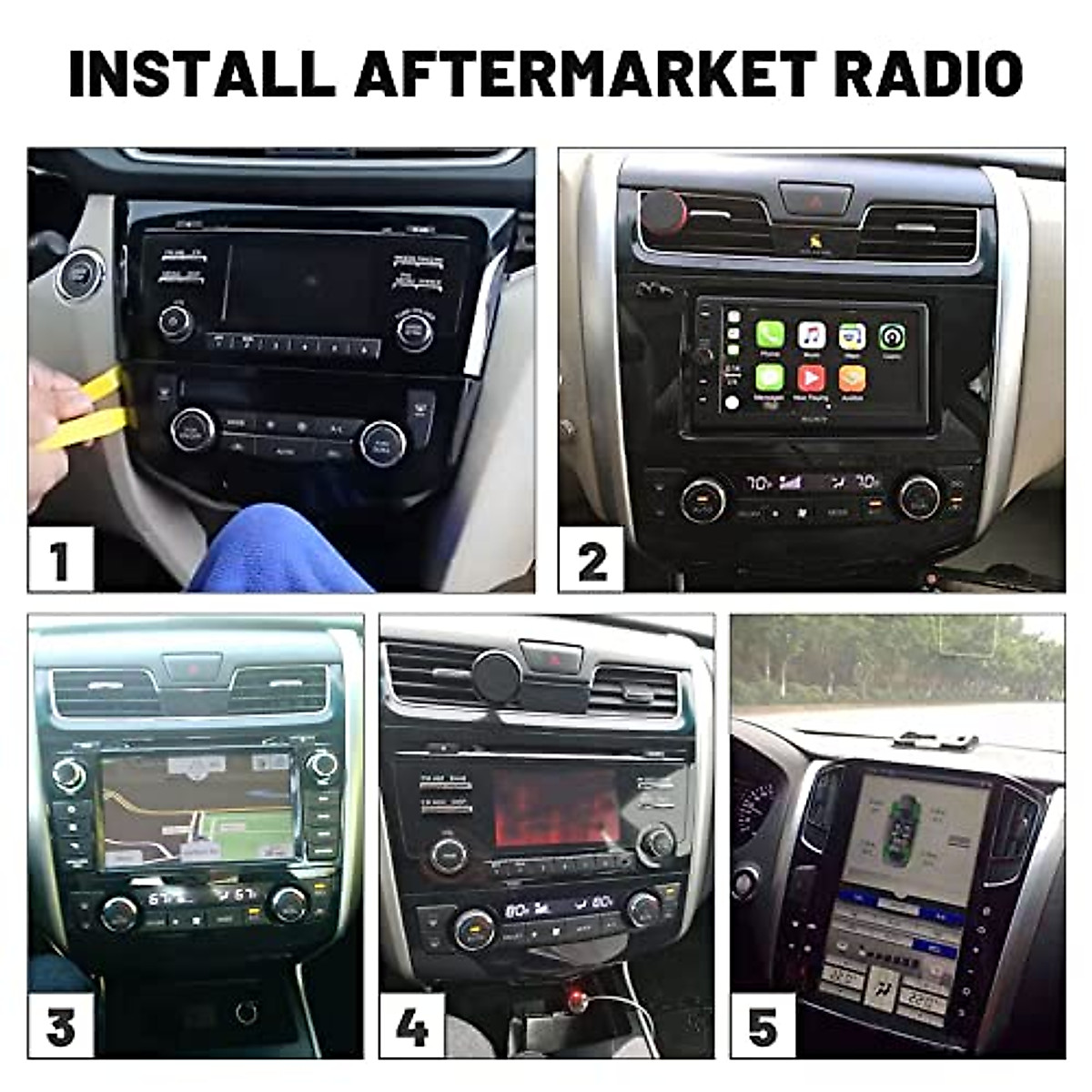 NuIth 70-7552 Radio Wiring Harness Connector w/Antenna Adapter Plug Replacement for Nissan 2007-2019, Infiniti 2008-2013, Subaru 2008-2013 Mount Aftermarket CD Player Stereo Receiver Wire Adaptor