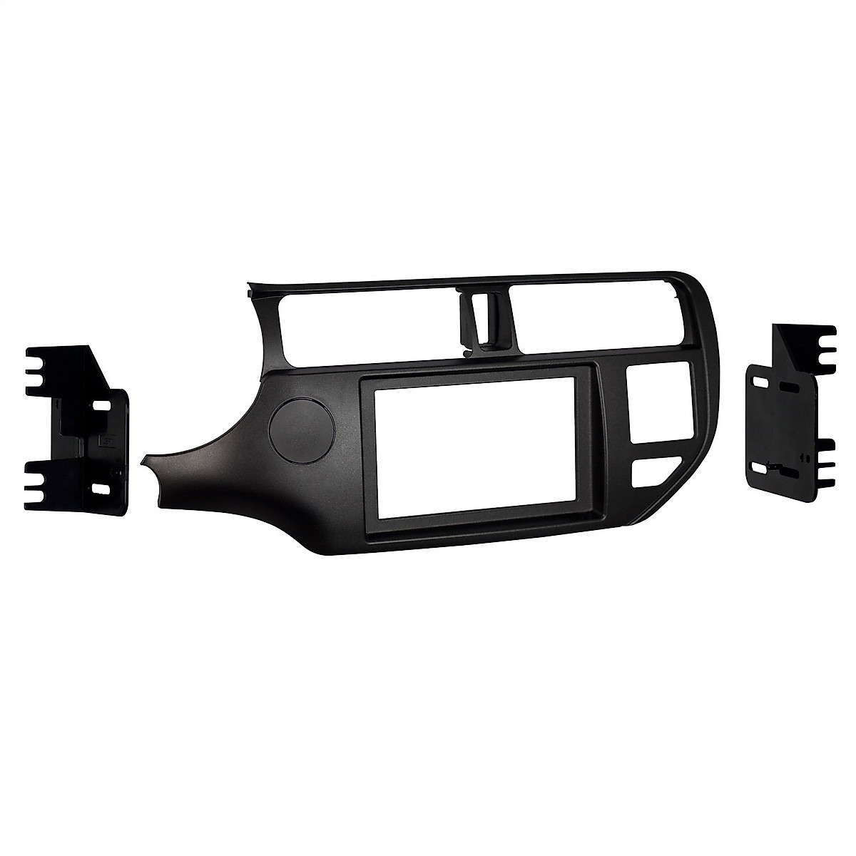 Metra 95-7353CH Double DIN Dash Kit for Select 2012-Up Kia Rio Vehicles (Black)
