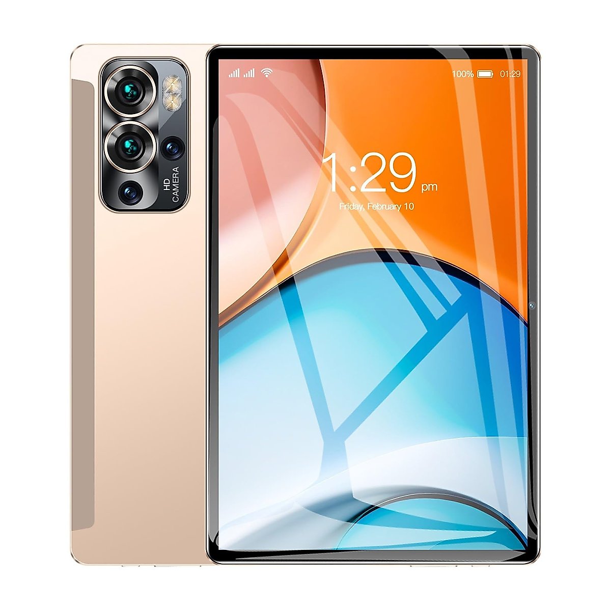 Android 12.0 Tablet Ultra-Thin 10.1 Inch HD 8-Core Tablet Computer Tablets, Voice Call Game Office Tablet, 2+32G, 8600mAh Large Capacity Battery