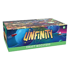 Wizards of The Coast Magic: The Gathering Unfinity Draft Booster Box | 36 Packs + Box Topper (505 Magic Cards)