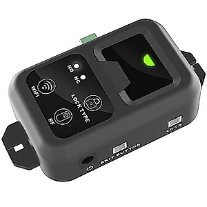 UHPPOTE 2.4GHz WiFi Outswinging Indoor 1200lb Electric Magnetic Door Lock Kit System with Remote and Smartphone app Control