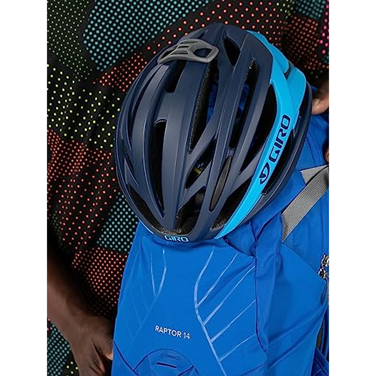 Osprey Raptor 14L Men's Biking Backpack with Hydraulics Reservoir, Postal Blue, One Size