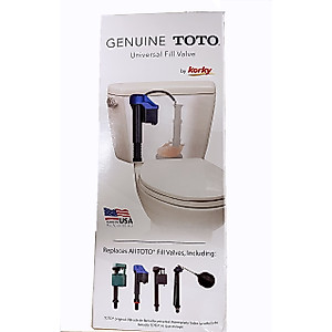 Genuine Toto USA Made Korky 528GT Blue Universal Toilet Fill Valve Replacement Assembly Kit Parts,Replace TSU99A.X and All other Toto Toilets (1)