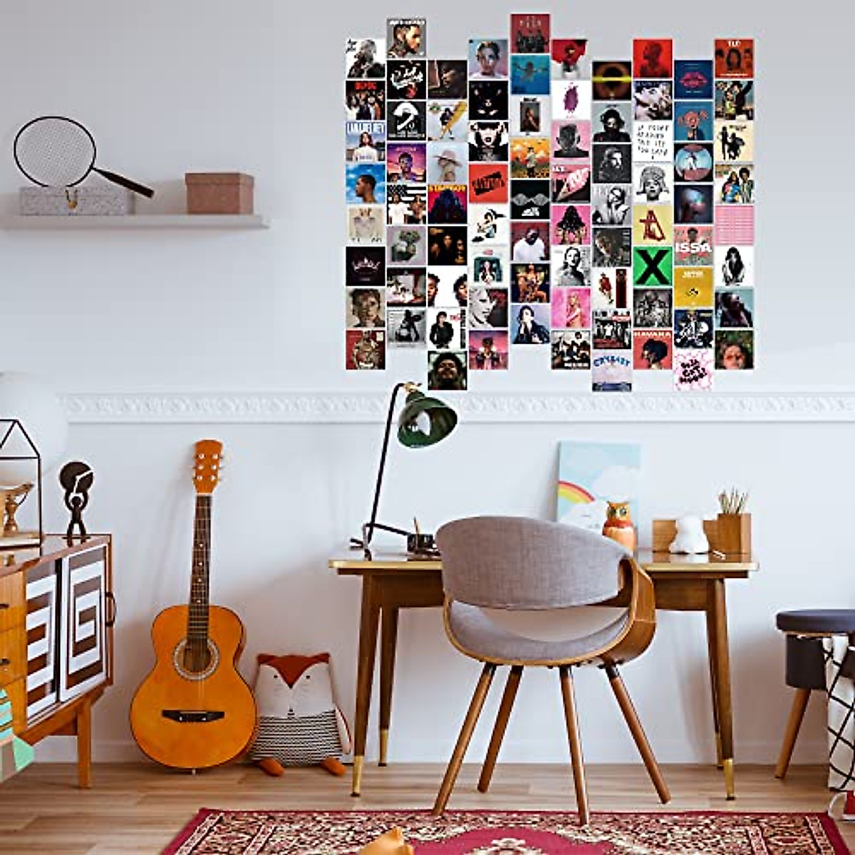 AfriOz 80-Piece Album Cover Poster Kit for Wall Decor | Easy & Trendy