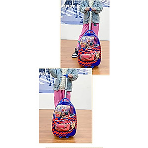 WZCSLM Frozen 16 Inch Luggage Hard Side Spinner Suitcase Carry on Luggage Rolling (car)