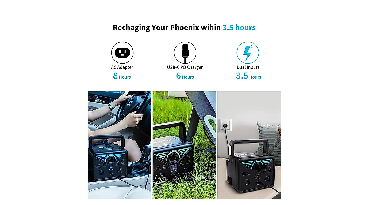 Renogy Phoenix 300 Solar Generator - Power Anytime, Anywhere