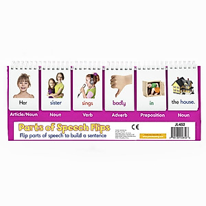 Junior Learning Part of Speech Flips Educational Action Games