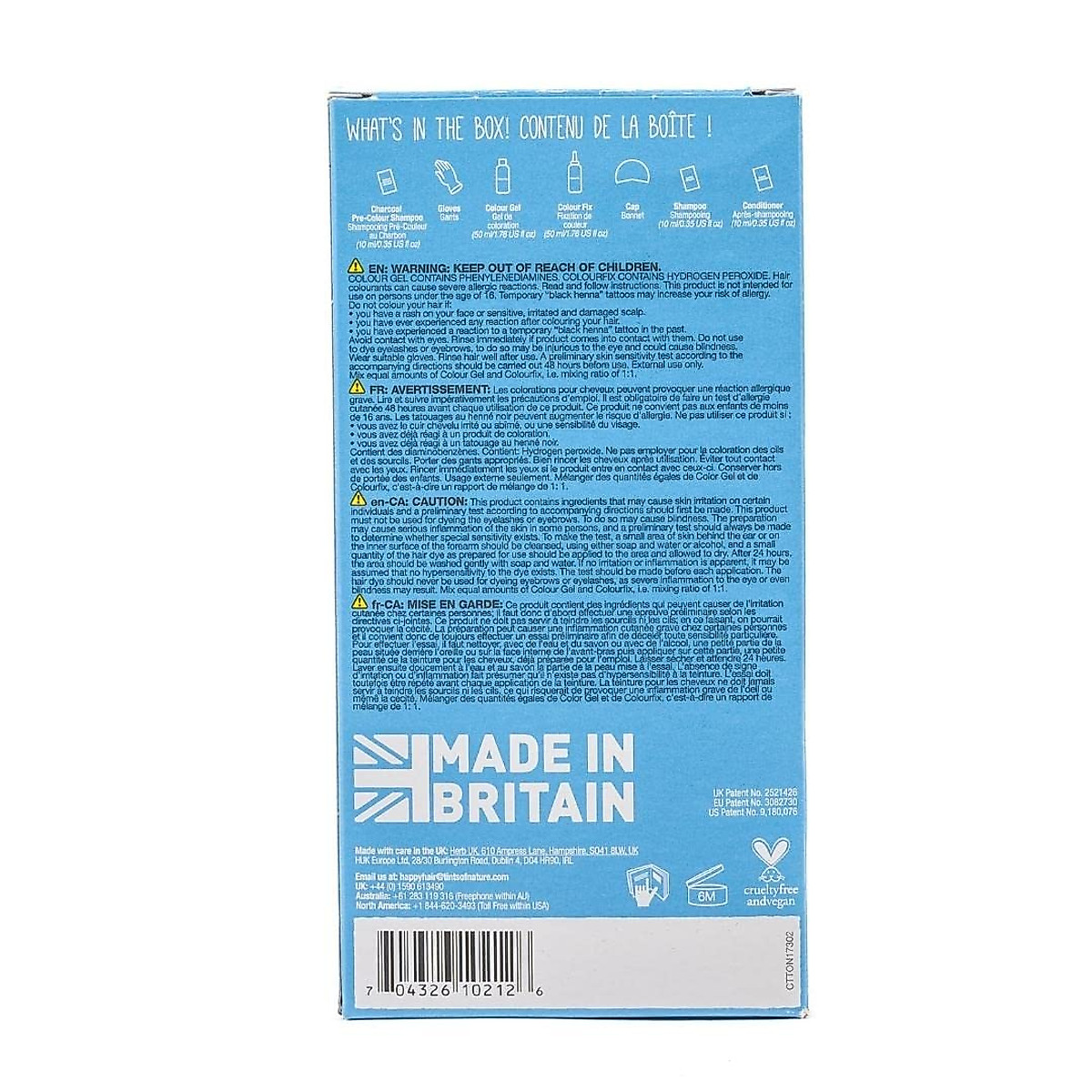 Tints of Nature 4C Medium Ash Brown Permanent Hair Dye, Nourishes Hair and Covers Greys, Ammonia-Free, 130ml