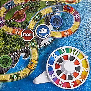 Hasbro Gaming The Game of Life Jurassic Park Edition, Family Board Game for Kids Ages 8 and Up, Inspired by The Original Hit Movie