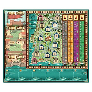 Coimbra Board Game - Renaissance Strategy Game with Innovative Dice Mechanism for Kids & Adults, Ages 14+, 2-4 Players, 60-90 Minute Playtime, Made by Eggertspiele