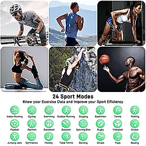 Motast Smart Watch 2022 Watches for Women, Fitness Tracker 1.69" Touch Screen Smartwatch Fitness Watch Heart Rate Monitor, IP68 Waterproof Pedometer Activity Tracker Sleep Monitor for Android iPhone