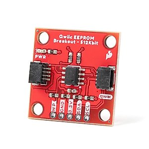 SparkFun Qwiic EEPROM Breakout - 512Kbit - Extra Storage Space for Any Project - Three Address Jumpers - Write Protection - Non-Volatile Memory - Qwiic connectors no Soldering Required
