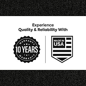 Furnish my Place Modern Indoor/Outdoor Commercial Solid Color Rug - Black, 2' Round, Pet and Kids Friendly Rug. Made in USA, Area Rugs Great for Kids, Pets, Event, Wedding