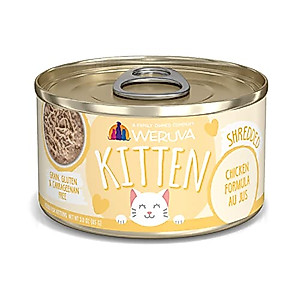 Weruva Kitten, Chicken Formula Au Jus, 3oz Can (Pack of 12)
