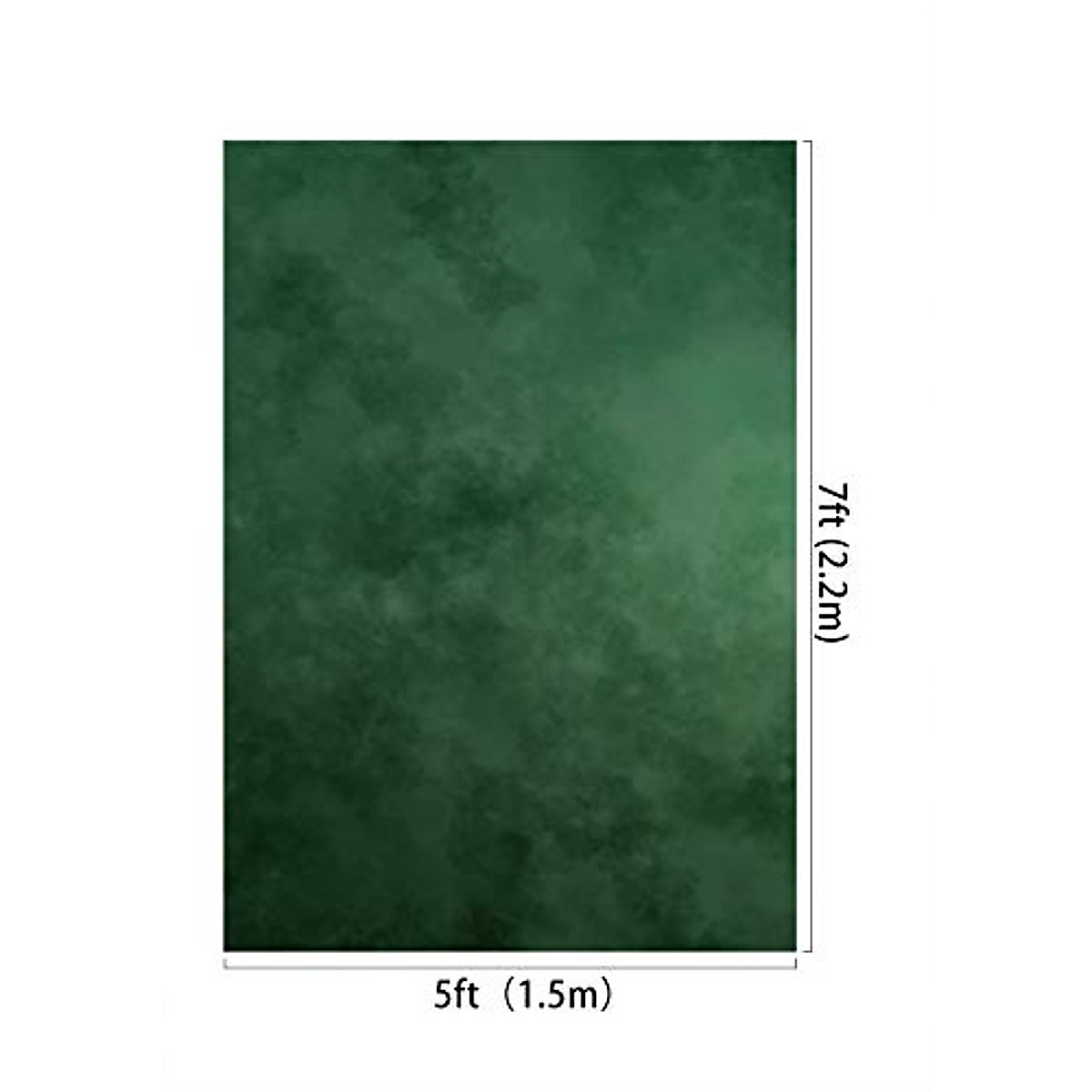 Kate 5×7ft Dark Green Portrait Backdrop Abstract Muslin Background for Photography Headshot Microfiber Photo Studio Props