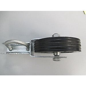 GATE Helper Wheel: for Chain Link Fence and Other Swing Gates with 1.5-2" Frames