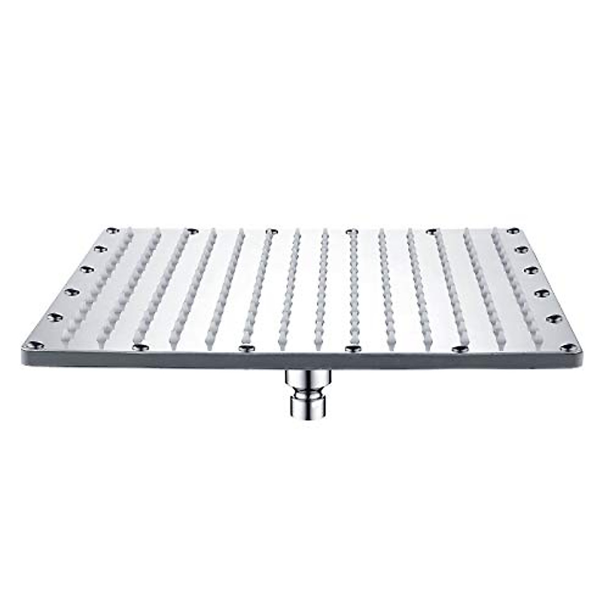 Ehauuo LED Rain Shower Head, 12" Rainfall Shower Head Water Temperature Controlled 3 Colors Lights Changing Water, High-Pressure Bathroom Shower Head