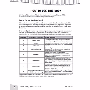 180 Days™: Includes Reading 2nd Edition, Writing, and Math for 2nd Grade Practice Workbook for Classroom and Home, Cool and Fun Practice Created by Teachers (180 Days of Practice)