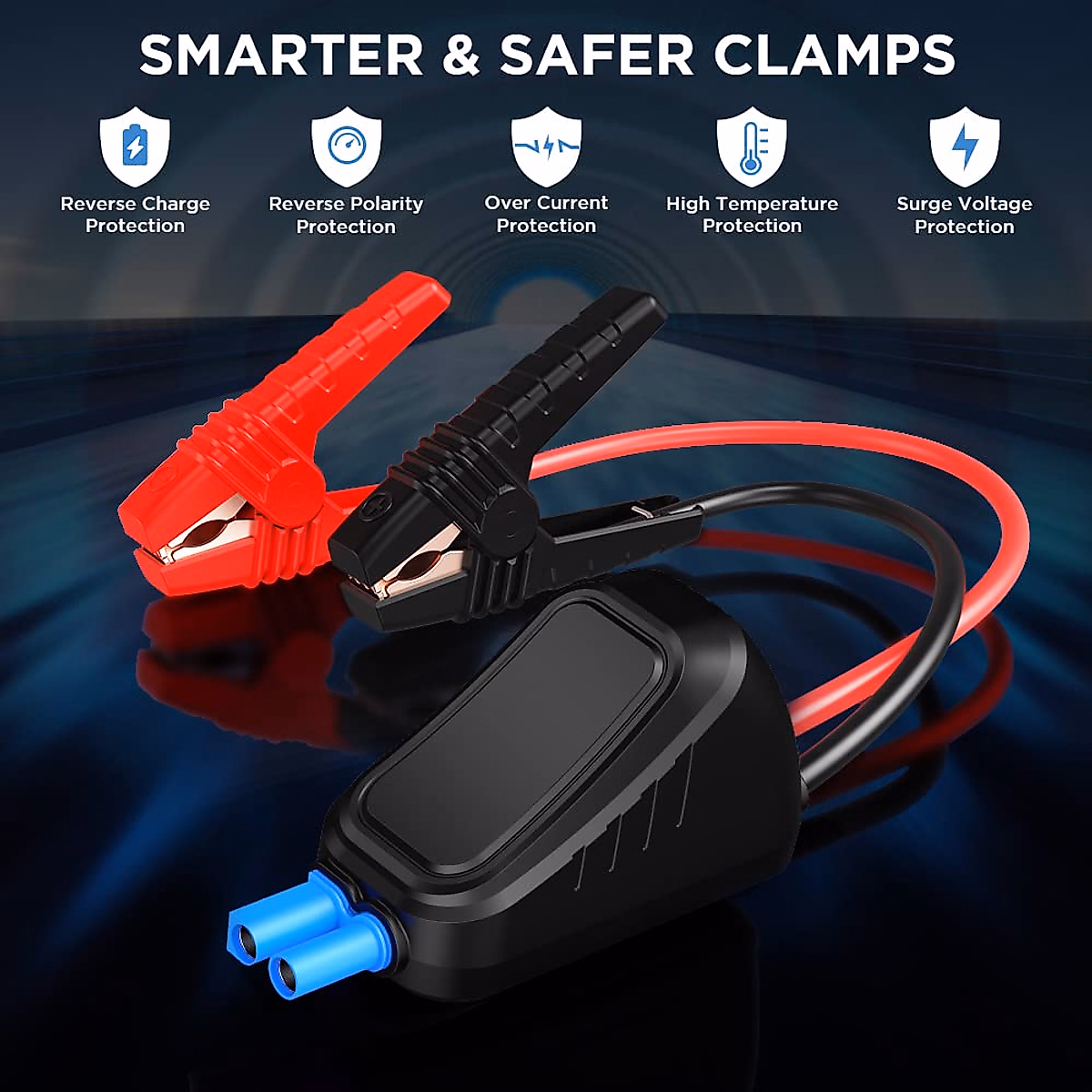 Ainostone Jump Starter 3000A Peak Car Battery Jump Starter 20800mA/h Portable Auto Battery Booster Pack for Up to 8.5L Gas & 6.5L Diesel Engine 12V Car Power Bank Charger with Carry Case LCD Display