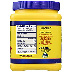 Argo 100% Pure Corn Starch, 16 Oz, Pack of 2