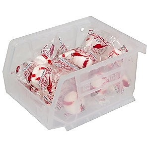 Akro-Mils 30210 AkroBins Plastic Hanging Stackable Storage Organizer Bin, 5-Inch x 4-Inch x 3-Inch, Clear, 24-Pack