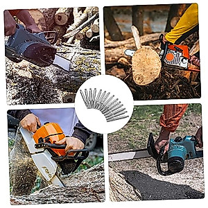 ULTECHNOVO Chainsaw Sharpening Kit 12pcs glitch sharpening Corundum 4.8 chainsaw grinding stones grinding head chainsaw grinding stones 4.8 Tool Tool