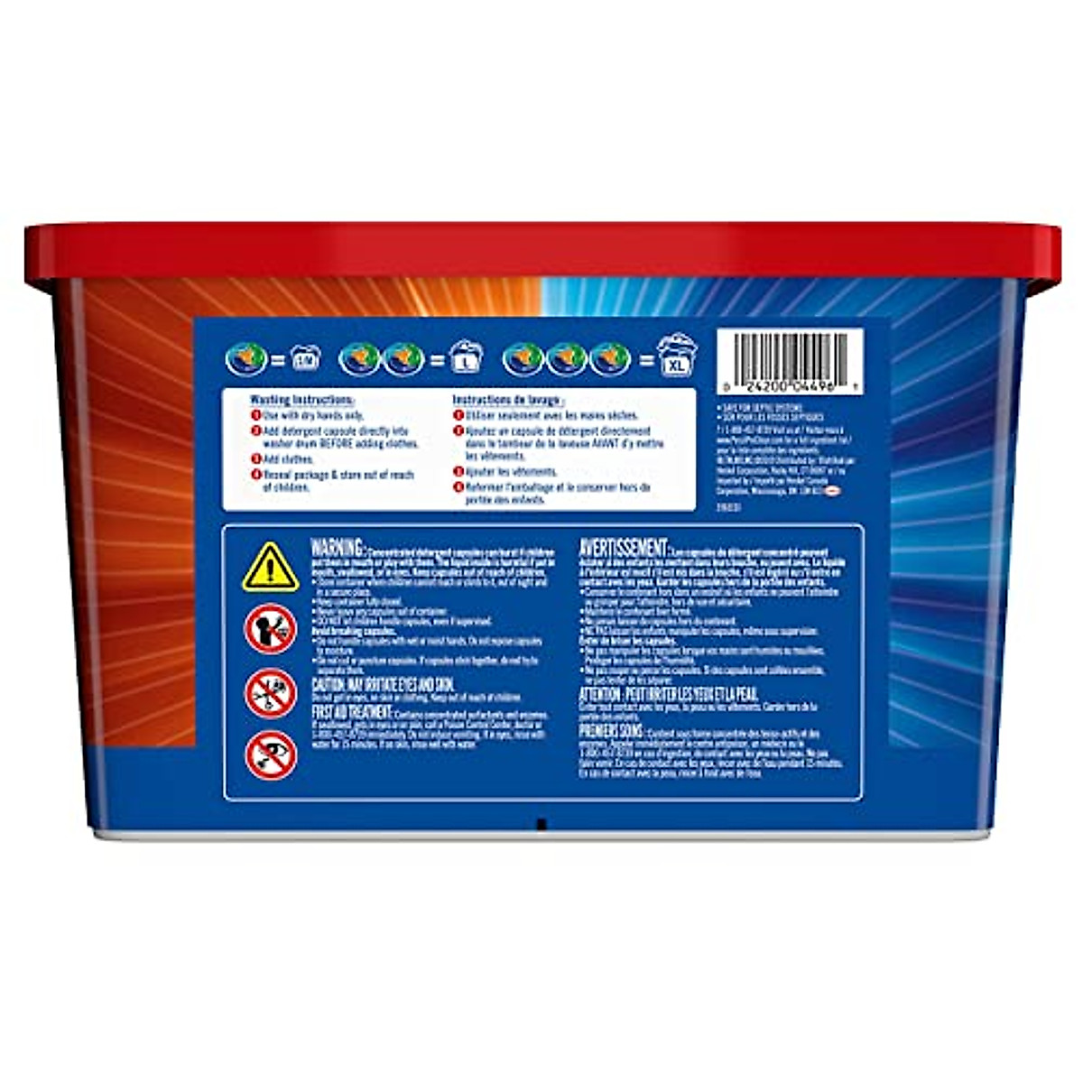 Persil Discs Laundry Detergent Pacs, Oxi, 38 Count