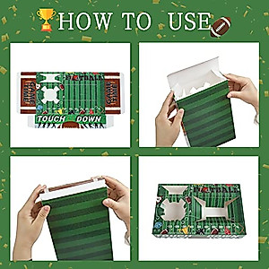 20 Pcs Football Party Supplies Kit Football Snack Trays Football Party Favors Sports Game Day Decorations Super Football Games Food Trays Football Birthday Party Serving Trays