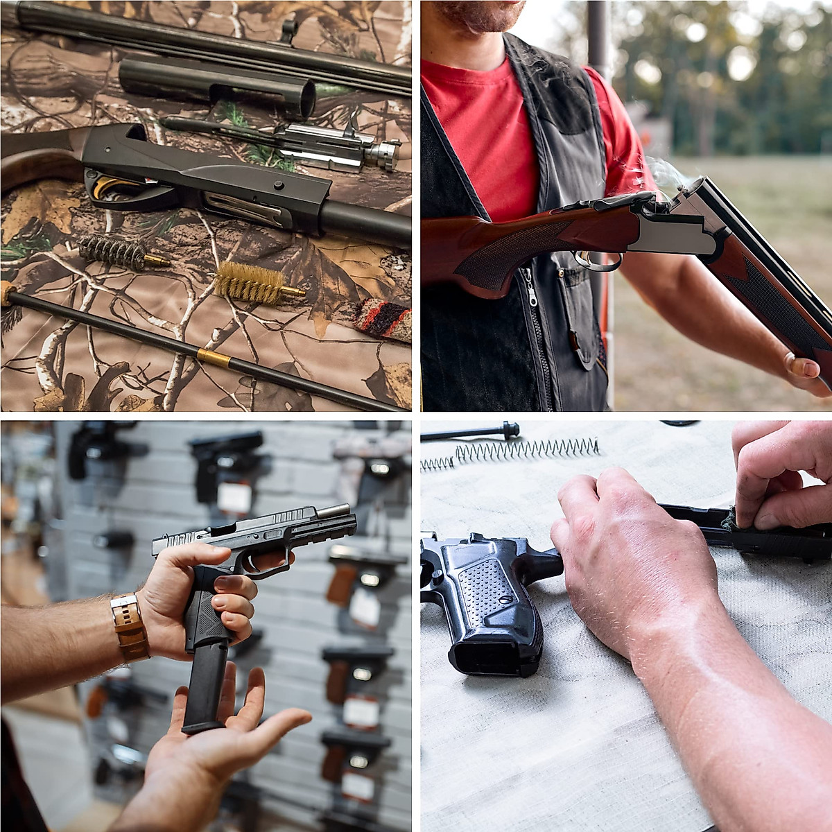 AtomOil Gun Oil for Gun Cleaning Kit | Gun Cleaner, Lubricant, and Protectant | Non-Toxic, Odorless Formulation for Safe Handling | Gun Accessories and Gun Cleaning Supplies | 4 Fl Oz. Bottle