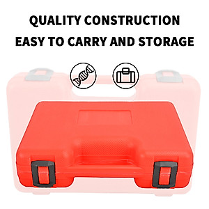TBAPFS 4Pcs 1/2" Drive Deep Impact Socket Set 12 Point Metric 30mm 32mm 34mm 36mm Drive Spindle Axle Hub Nut Socket Set,Heavy Duty with Portable Storage Case,Use In Removing And Installing Axle Nuts