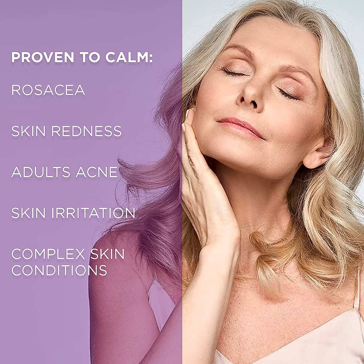 Hey Honey Skincare Relax, Fast Acting Rosacea Treatment & Redness Relief - Dermatologically Tested Calming Moisturizer For Sensitive Skin Oil- Free with Honey & Propolis Anti-Aging Benefits | 2.2 Oz