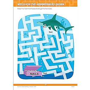 School Zone - Big Mazes & More Workbook - 320 Pages, Ages 6 to 8, 1st Grade, 2nd Grade, Learning Activities, Math Puzzles, Games, Color By Numbers, and More (School Zone Big Workbook Series)