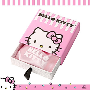 Hello Kitty Sanrio Womens Initial Bracelet 6.5" + 1"- Official License 18k Flash Plated Cubic Zirconia Letter C Bracelet