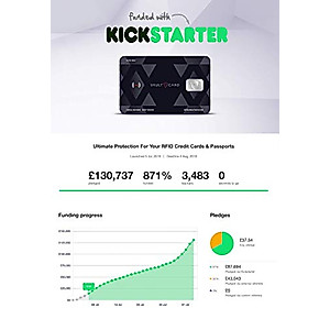 VAULTCARD - RFID Blocking & Jamming Credit & Debit Card Protection for your wallet and passport/NFC Jamming card, protects several cards at the same time
