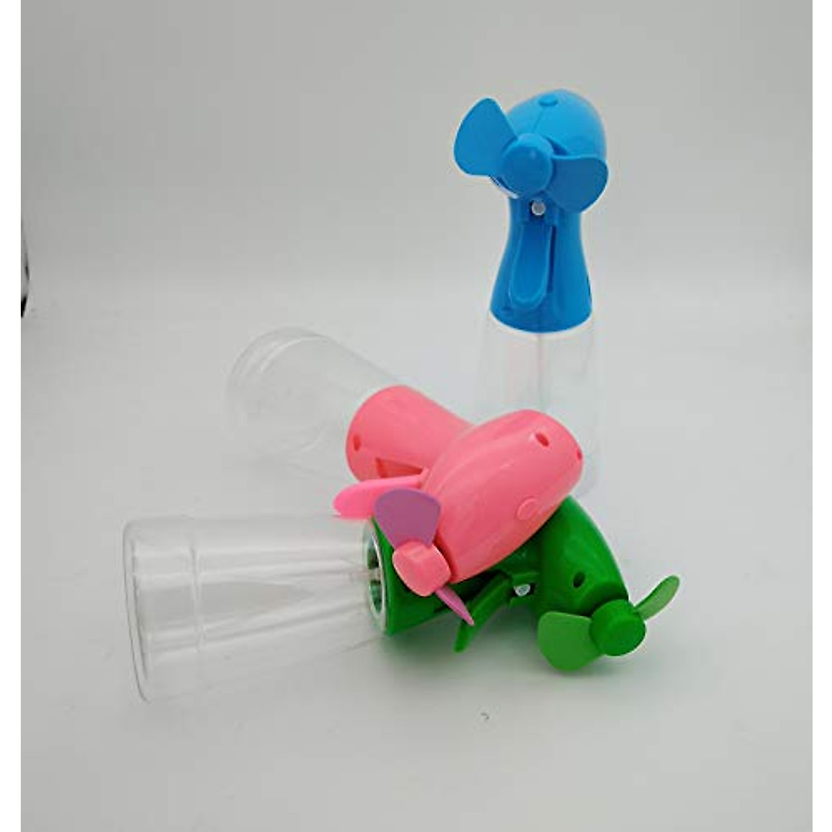 SEITG Handheld Mister Fan Bottles Mini Water Misting Spray Fans for Cooling Outdoor (3 Piece Set)