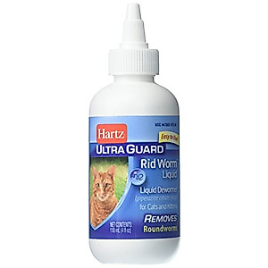 Hartz UltraGuard Rid Worm Liquid for Cats 4 oz